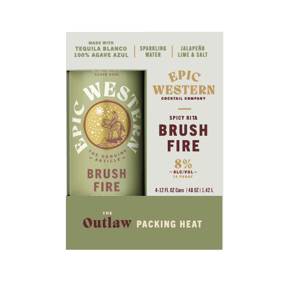 Epic Western Brush Fire Cocktails 4-Pack – EpicWestern